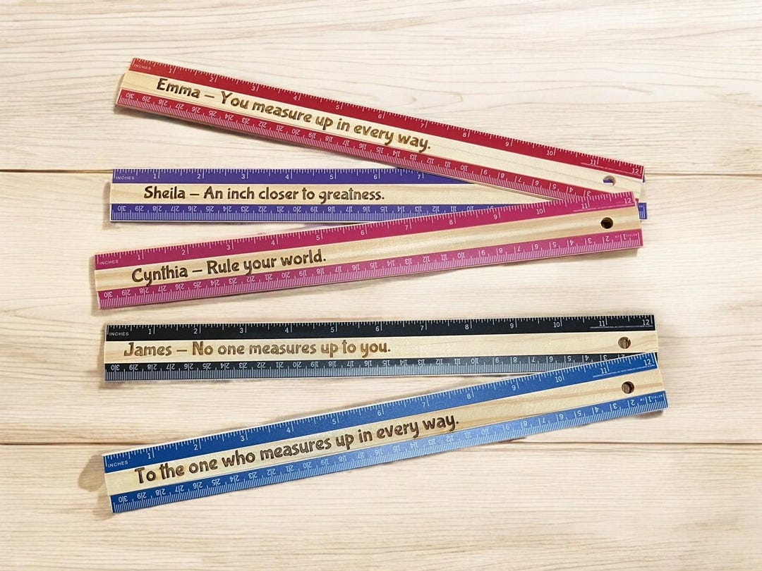 Engraved Motivational Ruler Personalized - Etsy
