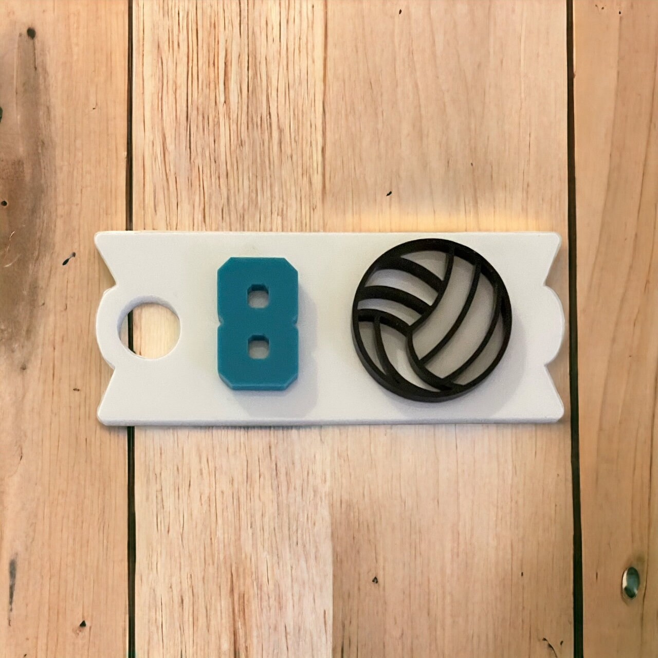 Volleyball Topper With Number - H2.0 - 20, 30 & 40 Oz - Etsy