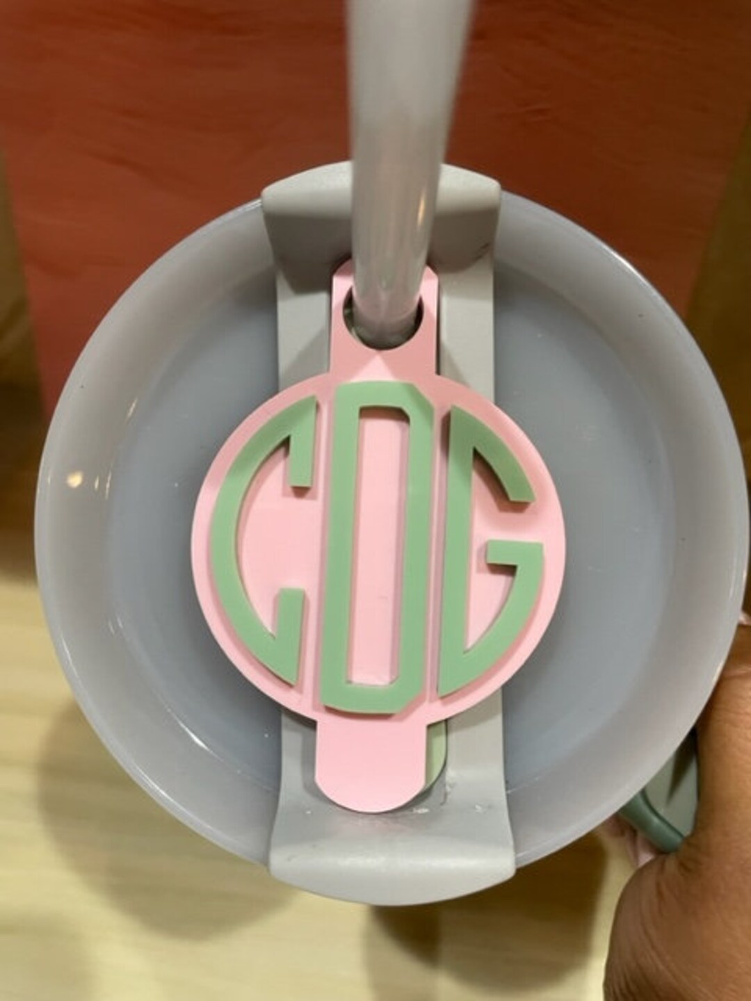 Monogram Name Plate Topper - H2.0 - 20, 30 & 40 Oz - Etsy