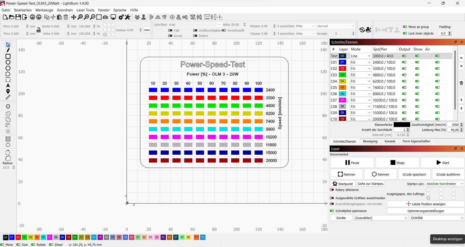 Laser Testdateien Laser Test Grids Laser Cut and Engrave Test Lightburn ...