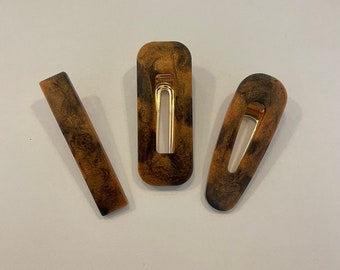 Tortoise Barrette - Etsy