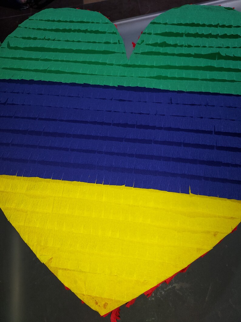 Custom Pinata for Thematic Party, Heart Colorful Pinata,birthday Party ...