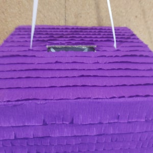 Purple Cube Pinata Custom Pinata for Thematic Party, Birthday Party ...