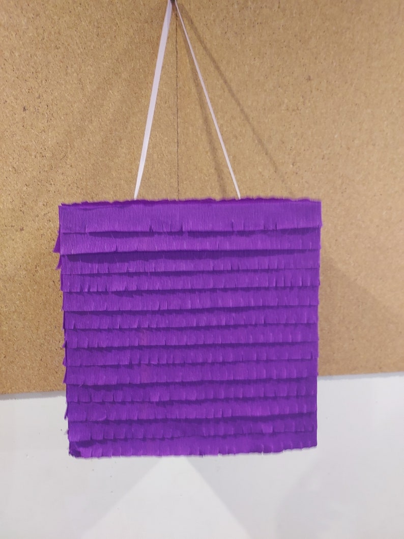 Purple Cube Pinata Custom Pinata for Thematic Party, Birthday Party ...