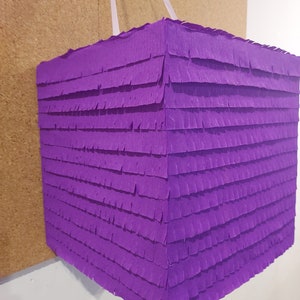 Purple Cube Pinata Custom Pinata for Thematic Party, Birthday Party ...