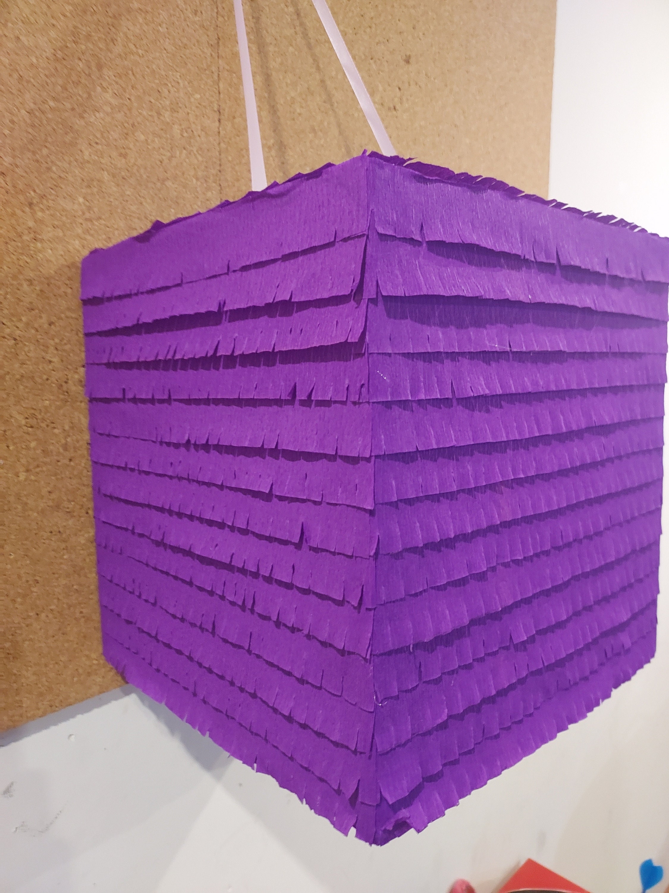 Purple Cube Pinata Custom Pinata for Thematic Party, Birthday Party ...
