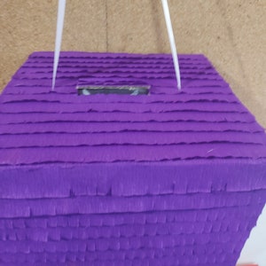 Purple Cube Pinata Custom Pinata for Thematic Party, Birthday Party ...