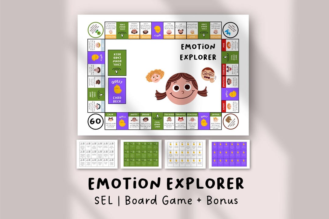 Emotion Explorer – SEL Board Game for Kids | Feelings Self-regulation ...