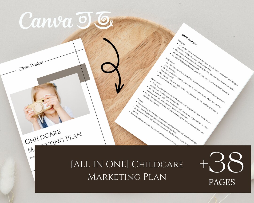 Childcare Marketing Plan Template: Grow Your Business Today - Etsy
