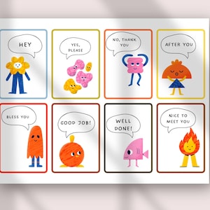 Magic Words Classroom Flashcards | Polite Words for Kids | Manners and ...