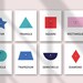 Printable Shape Flashcards | 2D Shape Recognition Cards | Preschool ...