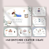 Printable Center Signs for Preschool and Pre-k Classrooms With Custom ...