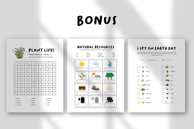 Earth Day Counting Clip Cards 1–20 | Preschool Math Printable | Toddler ...