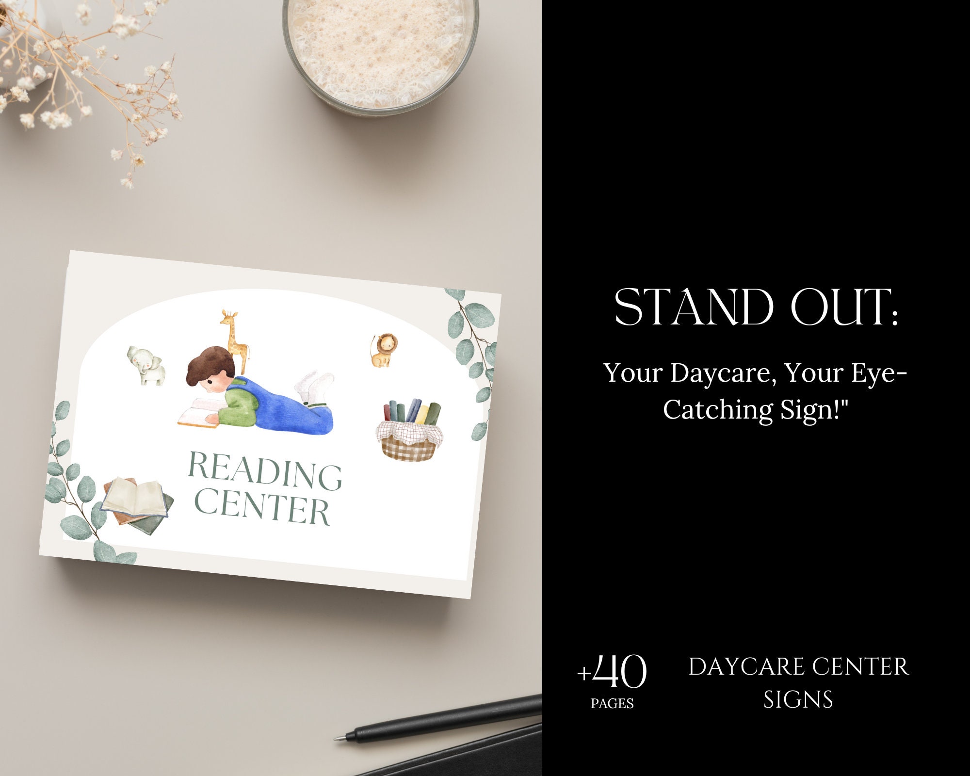 DAYCARE CENTER SIGNS : Get Organized With These Printable Childcare ...