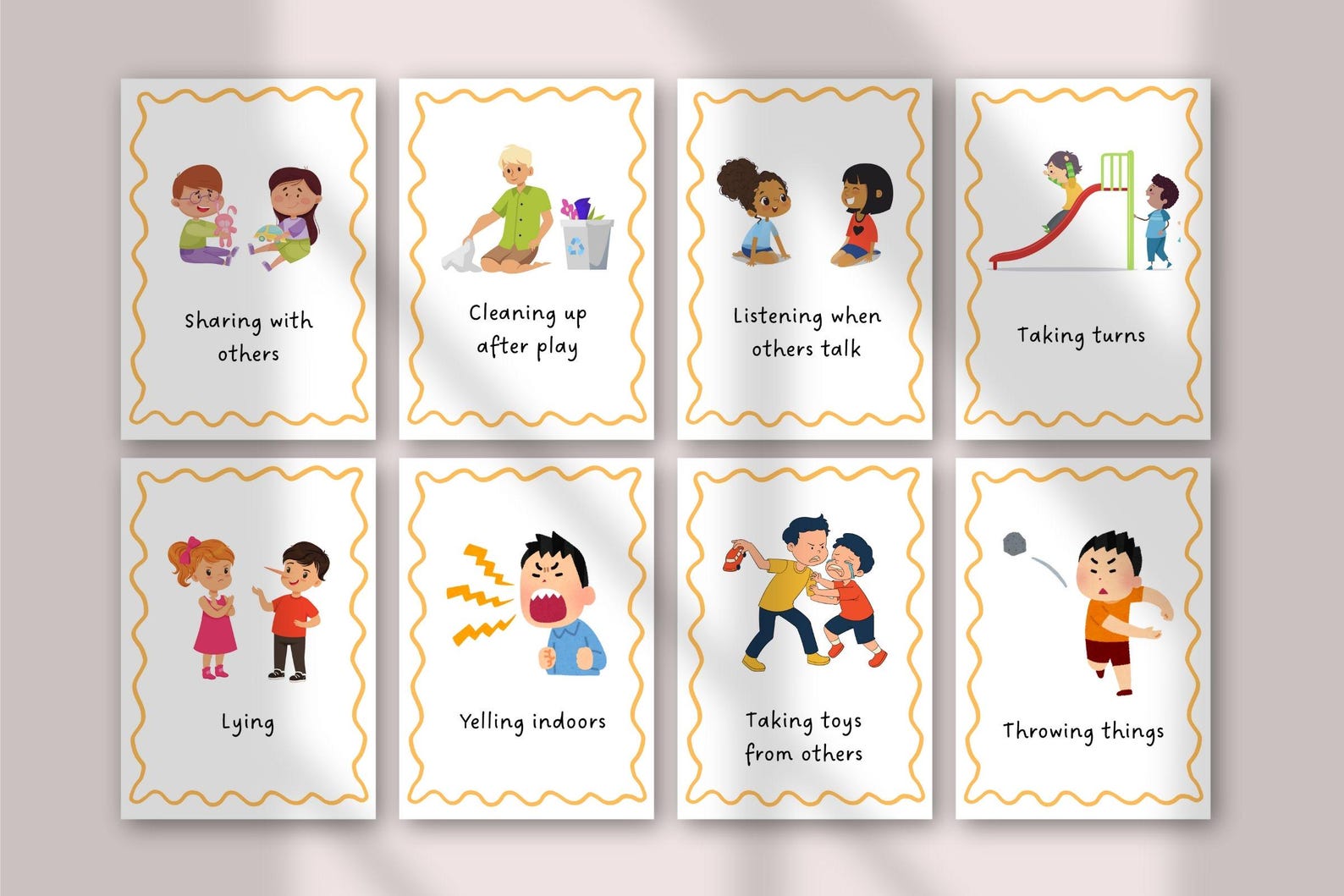 Behavior Sort Printable, Good & Bad Choices Sorting Activity, Positive ...