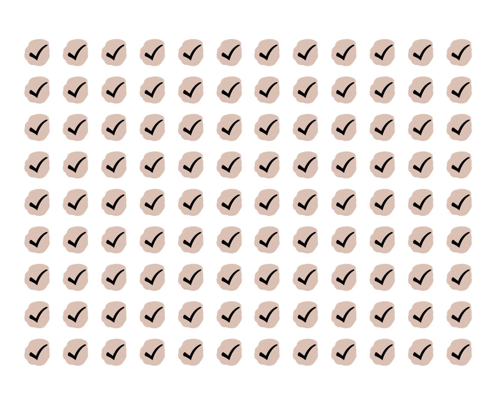Checklist Stickers Sheet Printable - Etsy