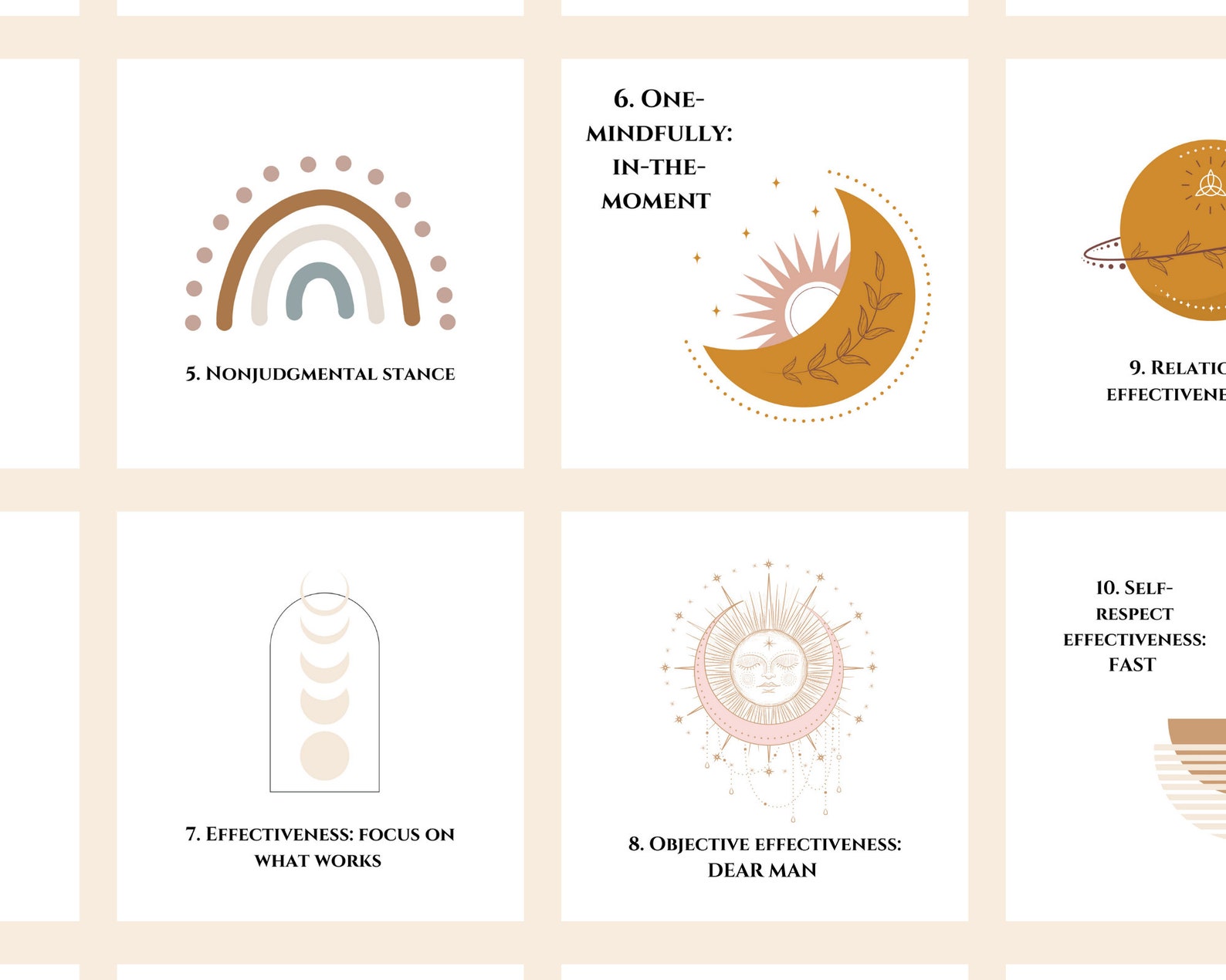 27 Editable DBT Cards | Dialectical Behavior Therapy Journal | A Gift ...