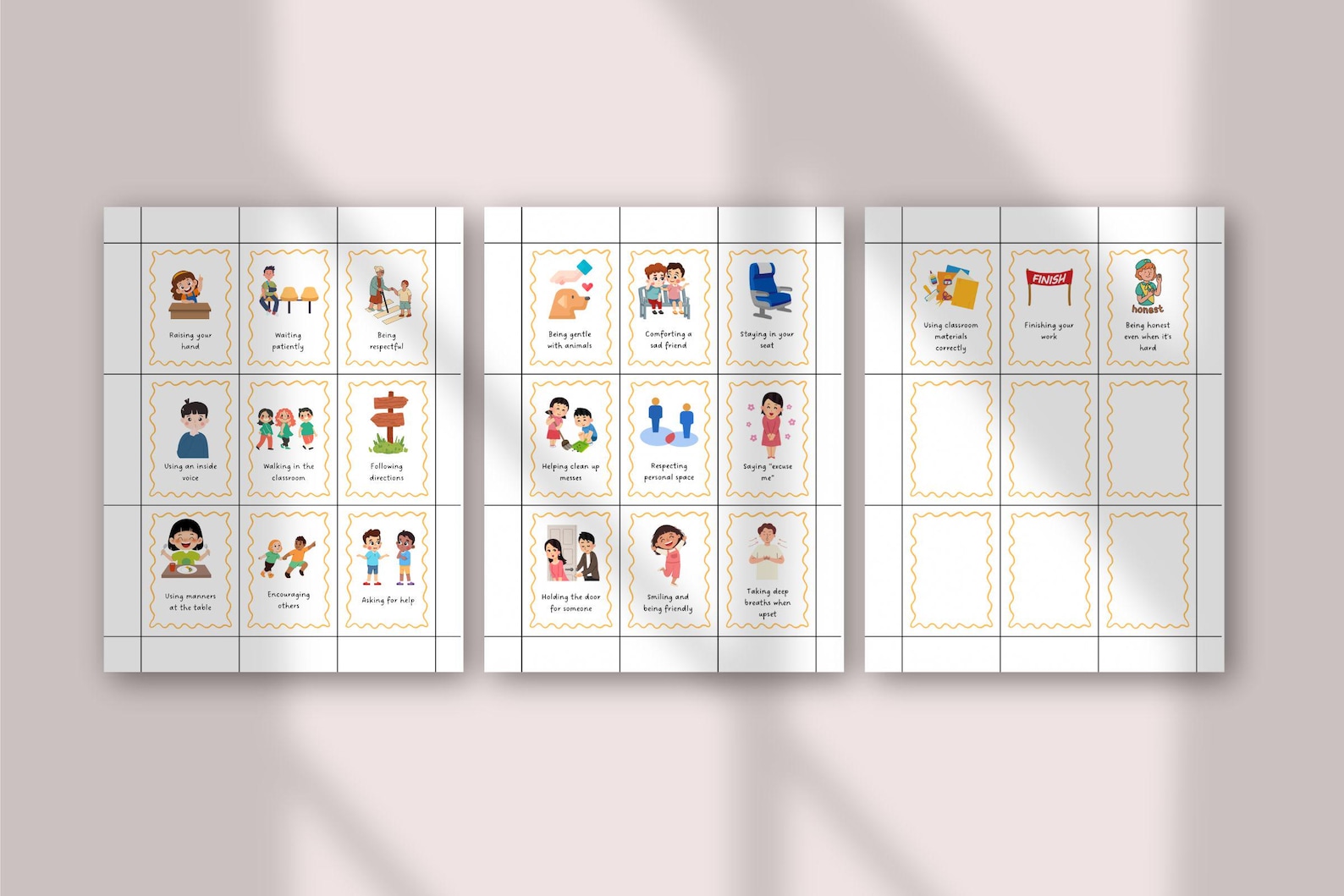 Behavior Sort Printable, Good & Bad Choices Sorting Activity, Positive ...