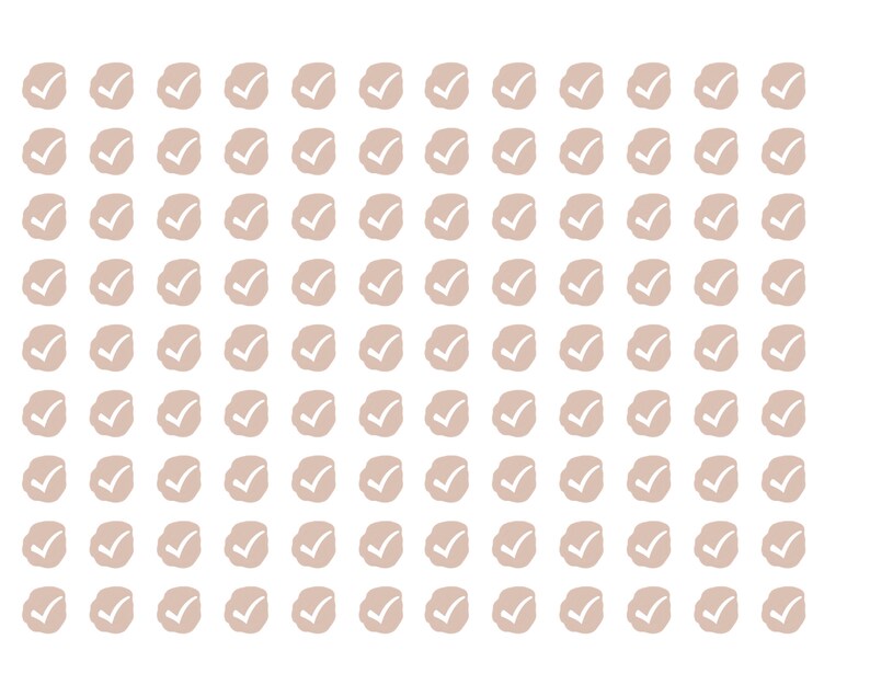 Checklist Stickers Sheet Printable - Etsy