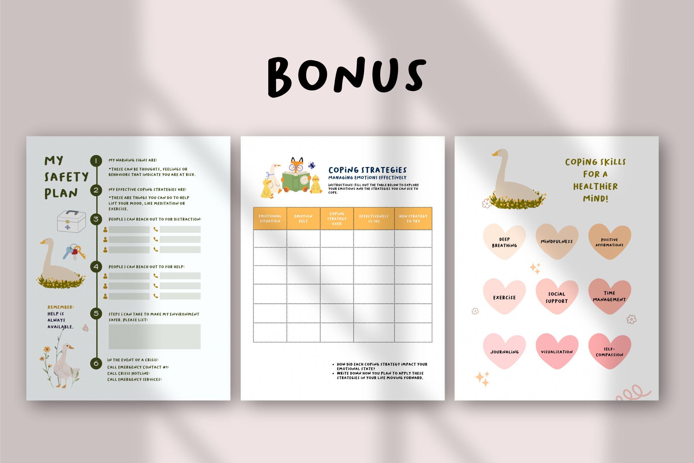 Coping Skills for Kids Printable | Self-regulation Zones & Calm Down ...