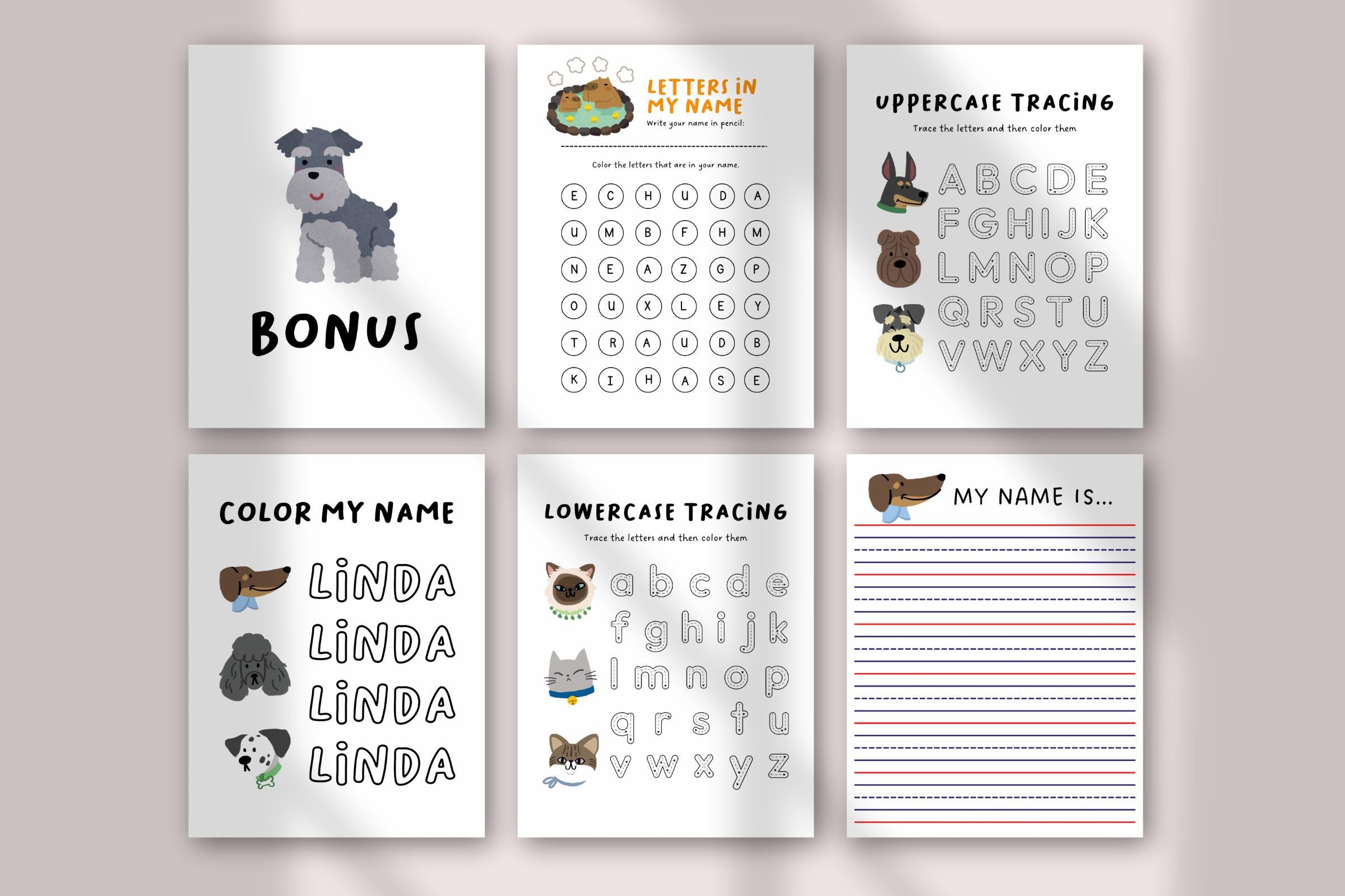 Editable Name Tracing Worksheet | Personalized Writing Practice ...
