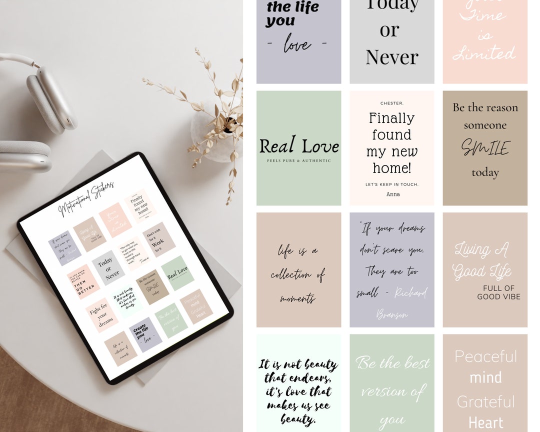 Inspirational Quote Stickers | Affirmation Stickers - Etsy