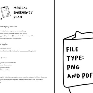Medical Emergency Plan Editable Template Canva Template Safety and ...