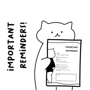 PDF | Important Reminders! | Daycare & Teacher Resources | Edit With ...
