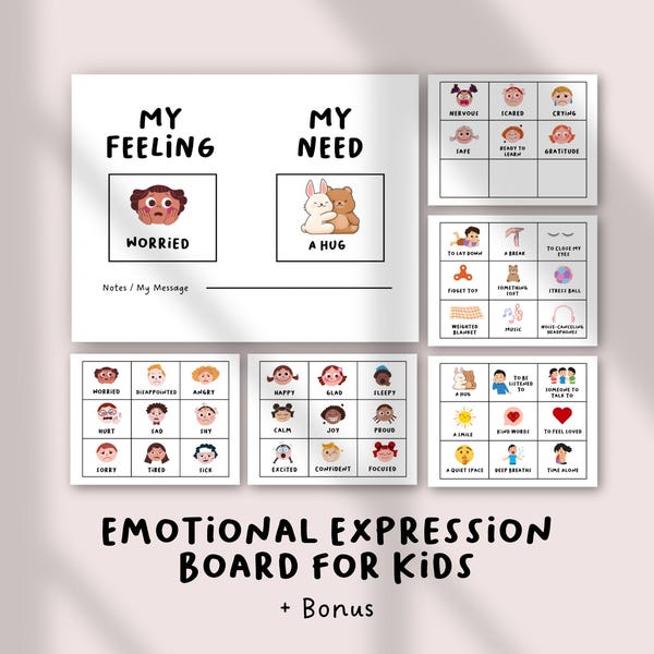 Emotions Board - Etsy