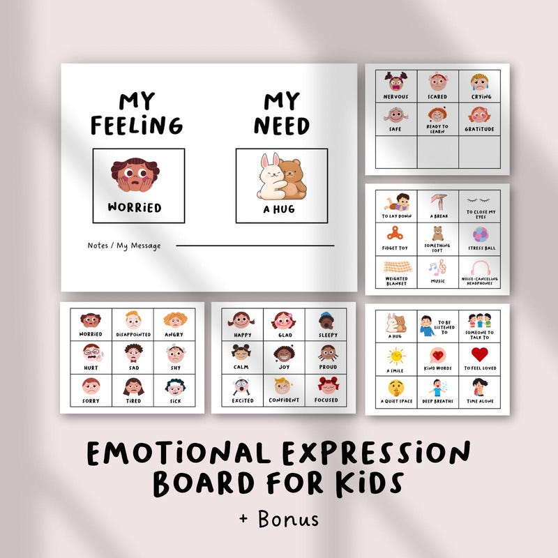 Feeling Board for Preschool - Etsy UK