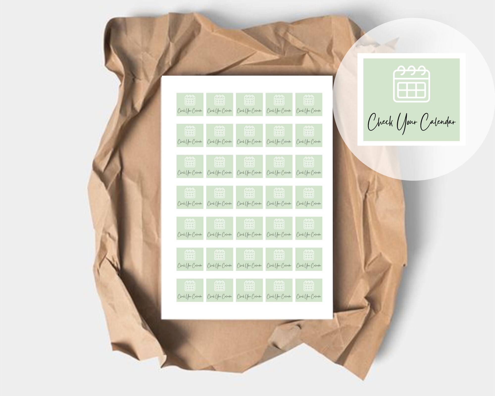 Flylady Stickers : Shine Your Sink and Check Your Calendar Stickers - Etsy