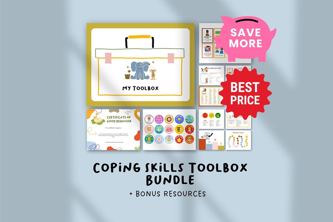 SEL - Coping Skills Toolbox Bundle | SEL Social Emotional Learning ...