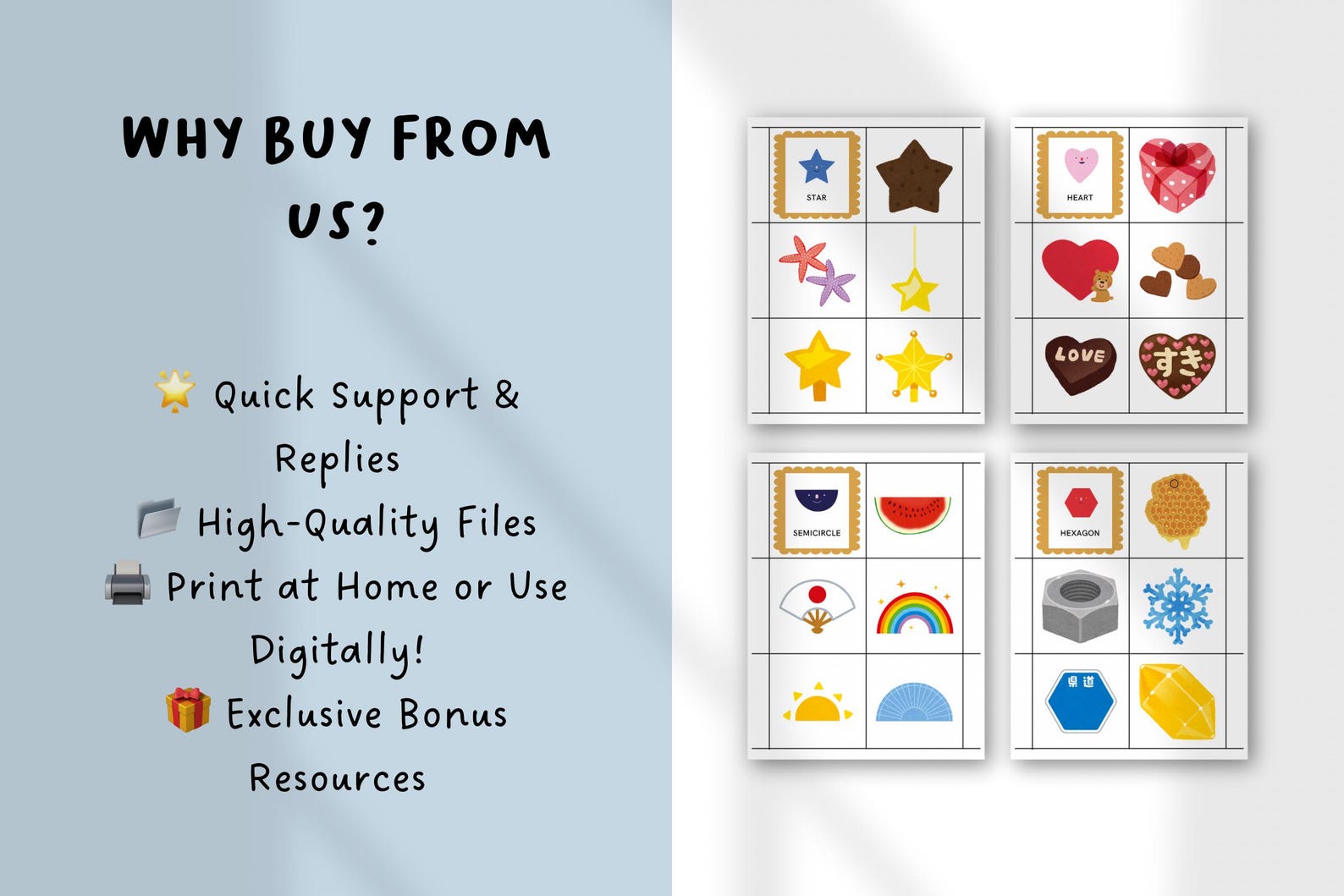 Shapes Matching & Sorting Activity | Montessori Learning Game for ...