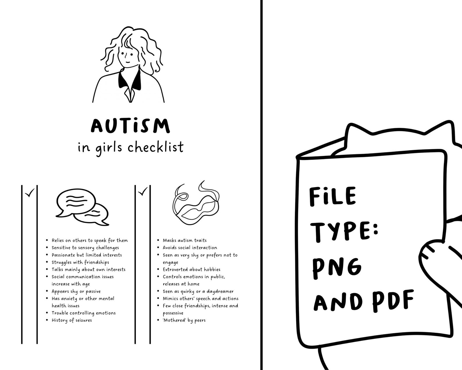PDF | Autism in Girls Checklist | Understanding & Support Guide ...