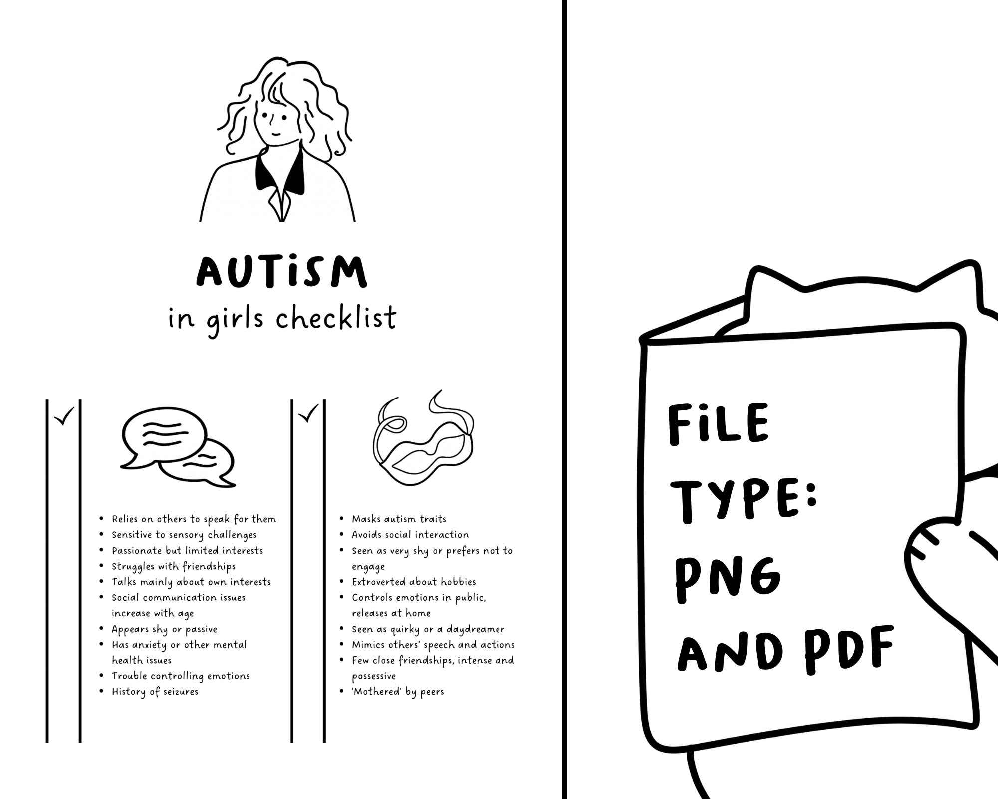 PDF | Autism in Girls Checklist | Understanding & Support Guide ...
