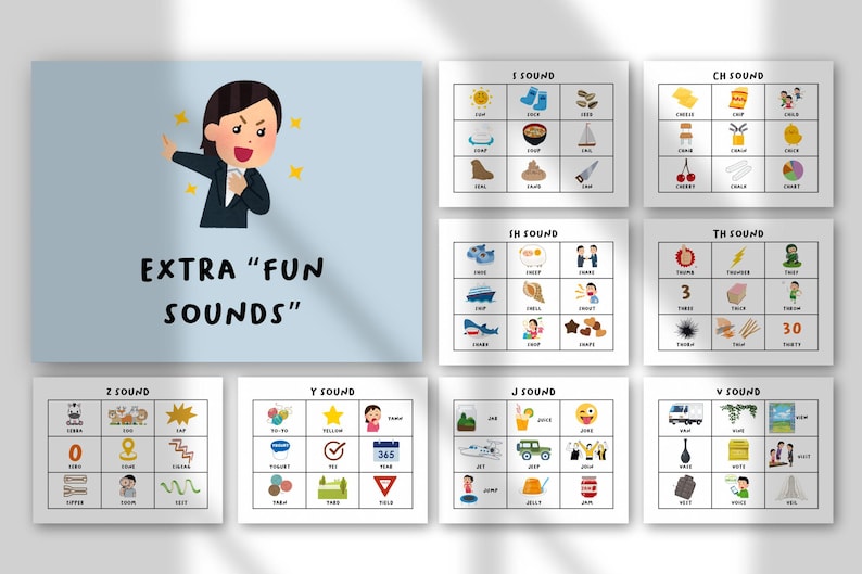 250+ Speech Articulation Flash Cards for Kids | Printable Speech ...