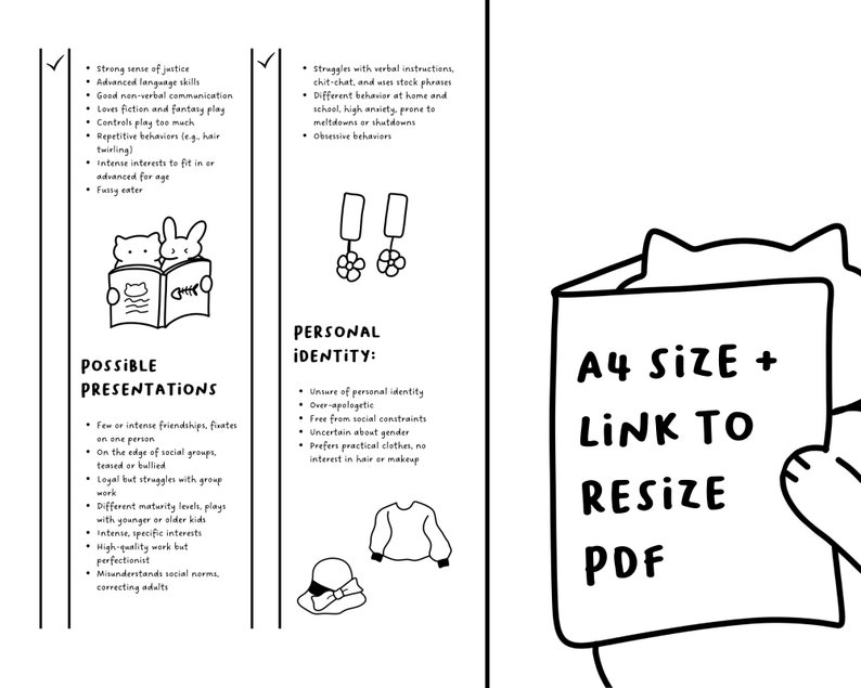 PDF | Autism in Girls Checklist | Understanding & Support Guide ...