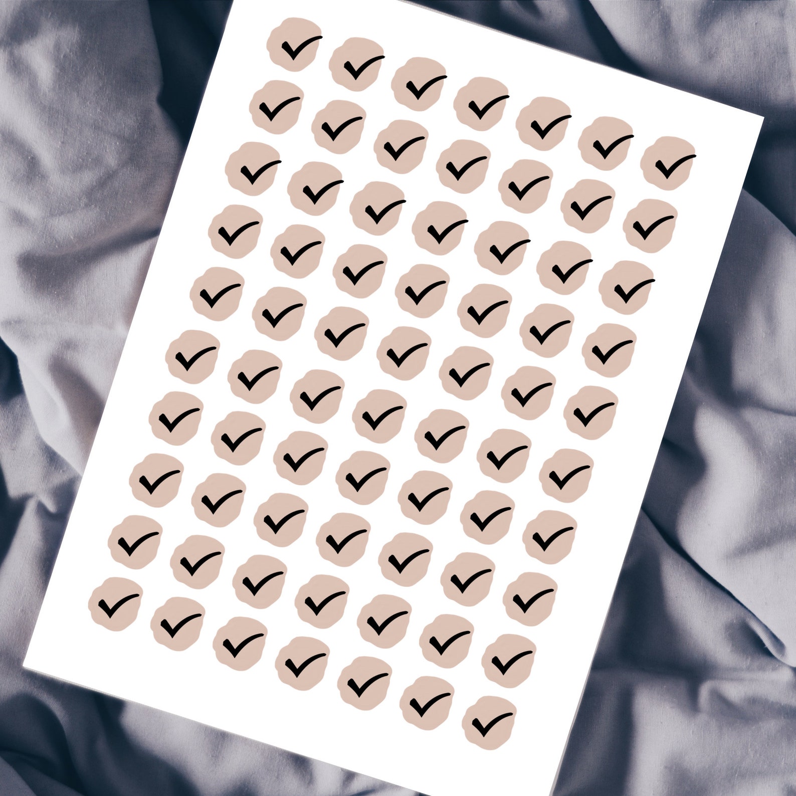 Checklist Stickers Sheet Printable - Etsy