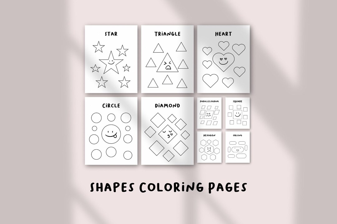 Printable Shape Recognition Worksheets, Preschool & Kindergarten Shapes ...