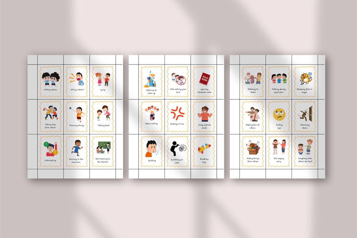 Behavior Sort Printable, Good & Bad Choices Sorting Activity, Positive ...