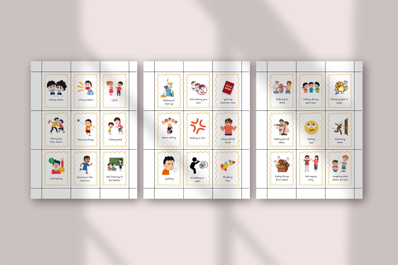 Behavior Sort Printable, Good & Bad Choices Sorting Activity, Positive ...