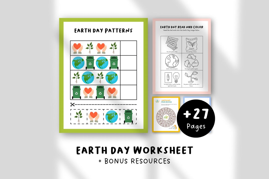 Earth Day Worksheet, Recycling Sorting Activity, Preschool Printable ...
