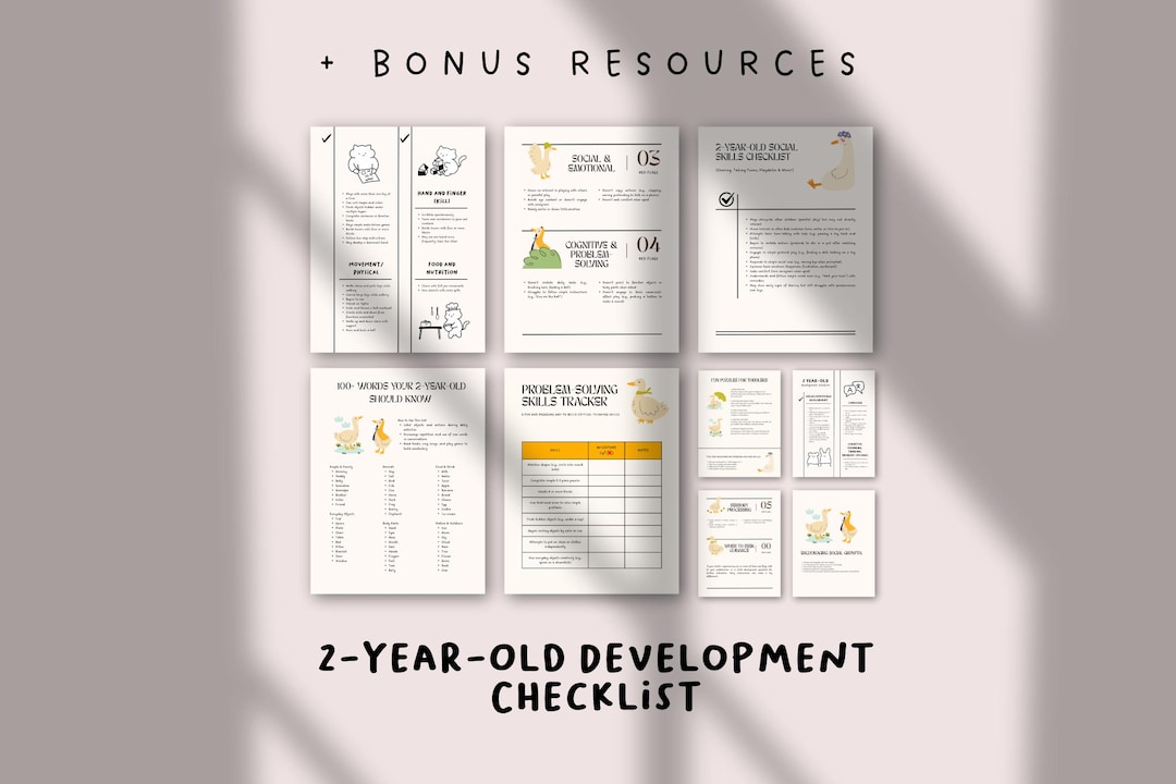 PDF | 2-year-old Development Checklist | Toddler Growth Milestones ...
