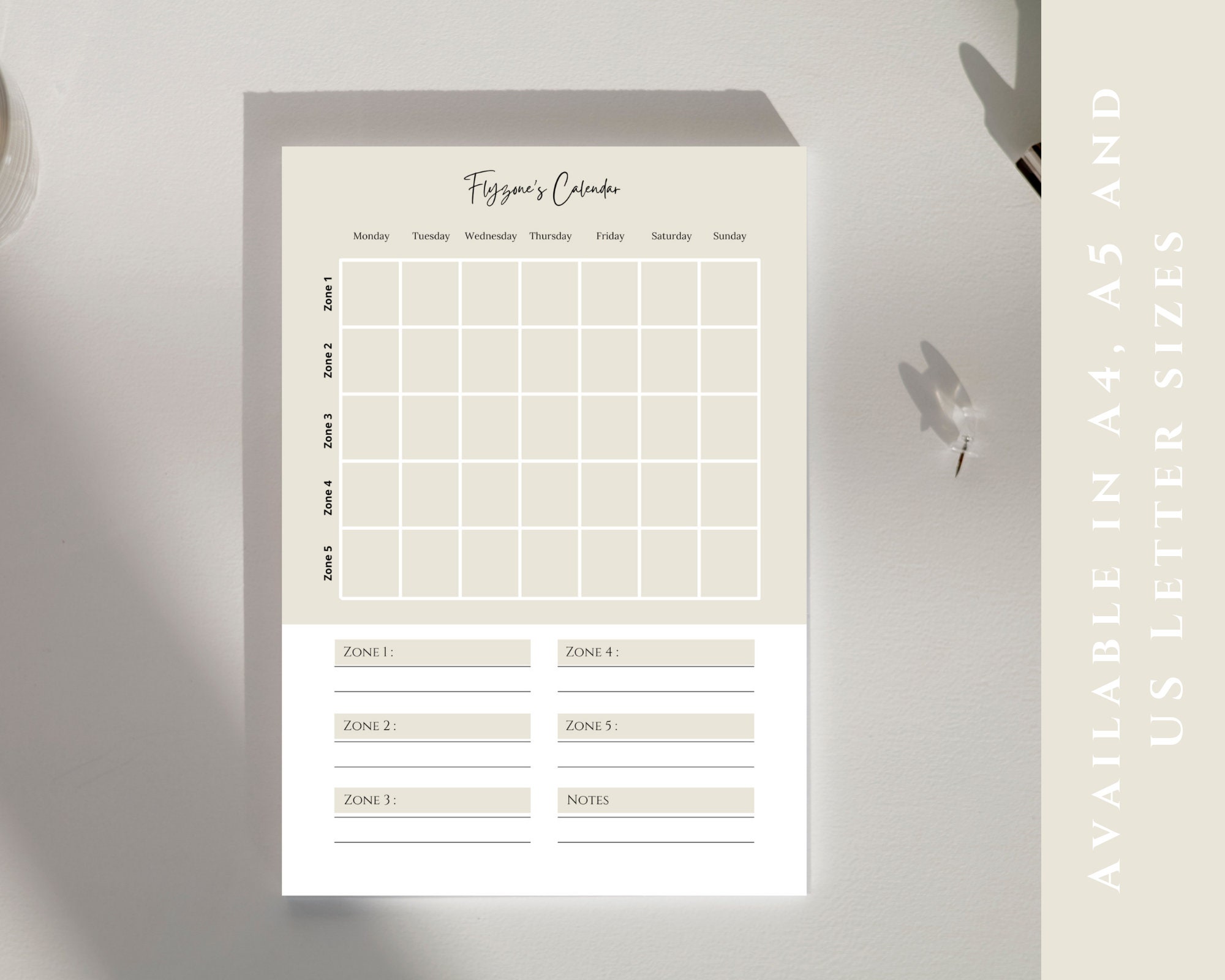 Flylady All in One: Blank Version editable - Etsy