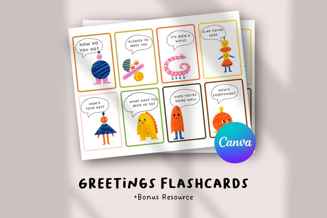 Greetings Flashcards | ESL Conversation Starters | Hello and Goodbye ...
