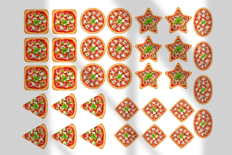 Pizza Jar Shapes Sorting Activity | 2D Shapes Matching Game | File ...