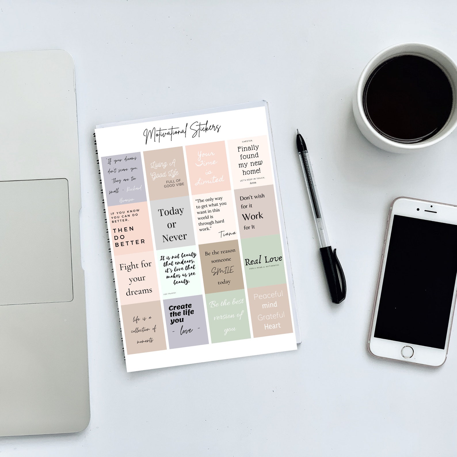 Inspirational Quote Stickers Affirmation Stickers - Etsy