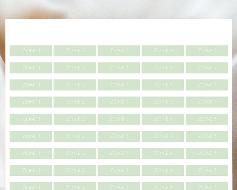 Flylady Zones Stickers [printable] : Available in 5 Colors - Etsy