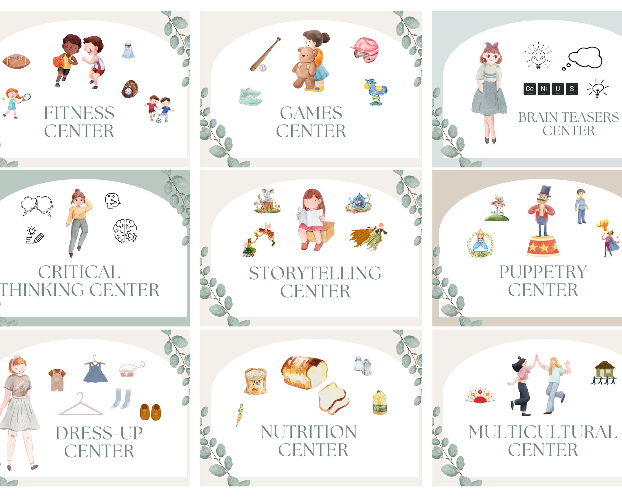 DAYCARE CENTER SIGNS : Get Organized With These Printable Childcare ...