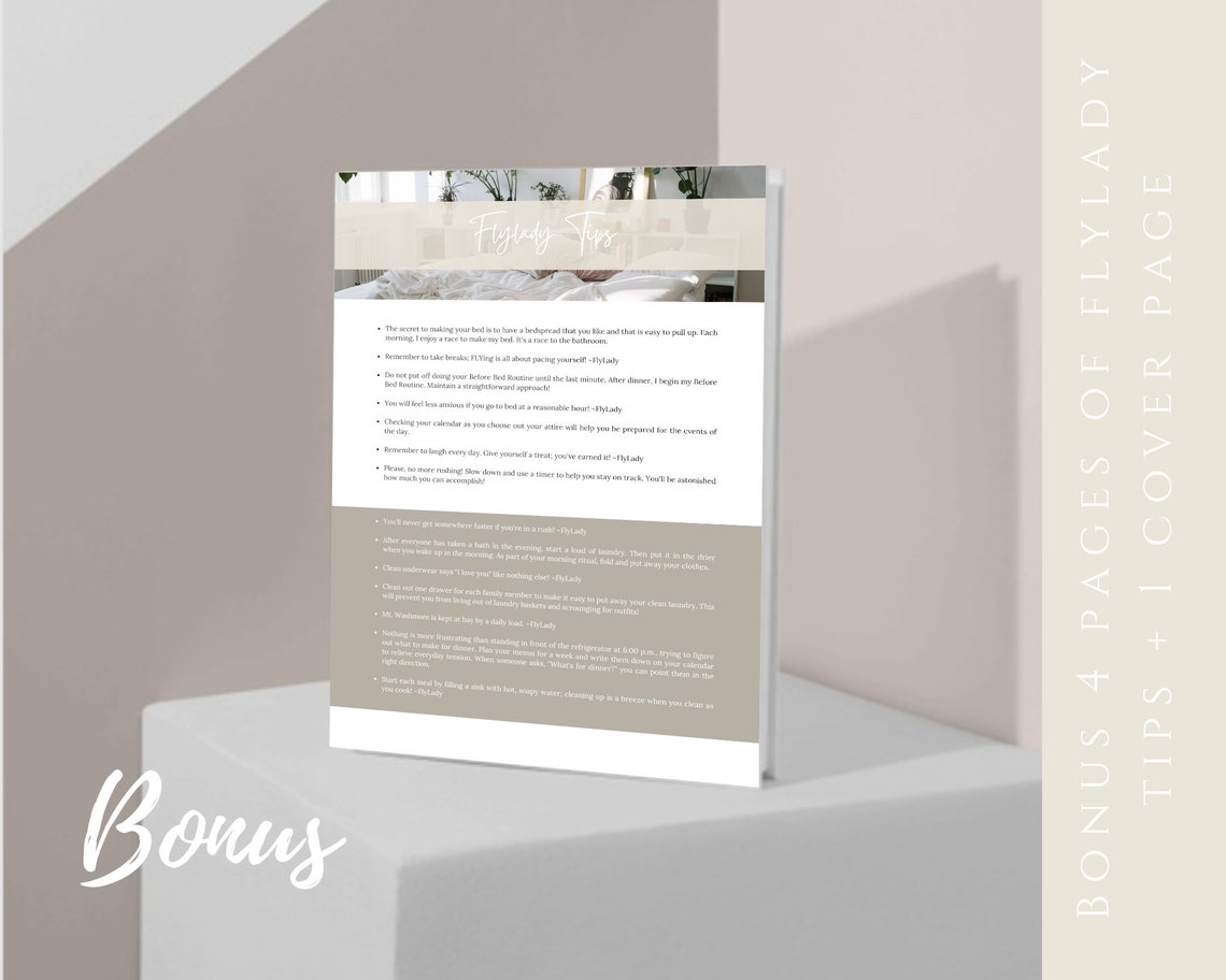 Minimalist Style Flylady for Beginners - Etsy